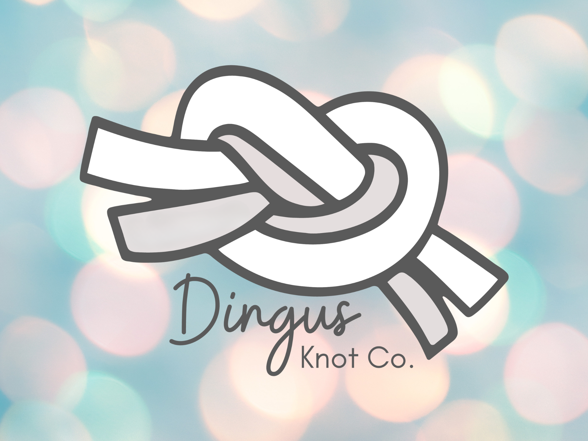New Logo on Lights Background – Dingus Knot Co. – Macrame & Craft Supplier